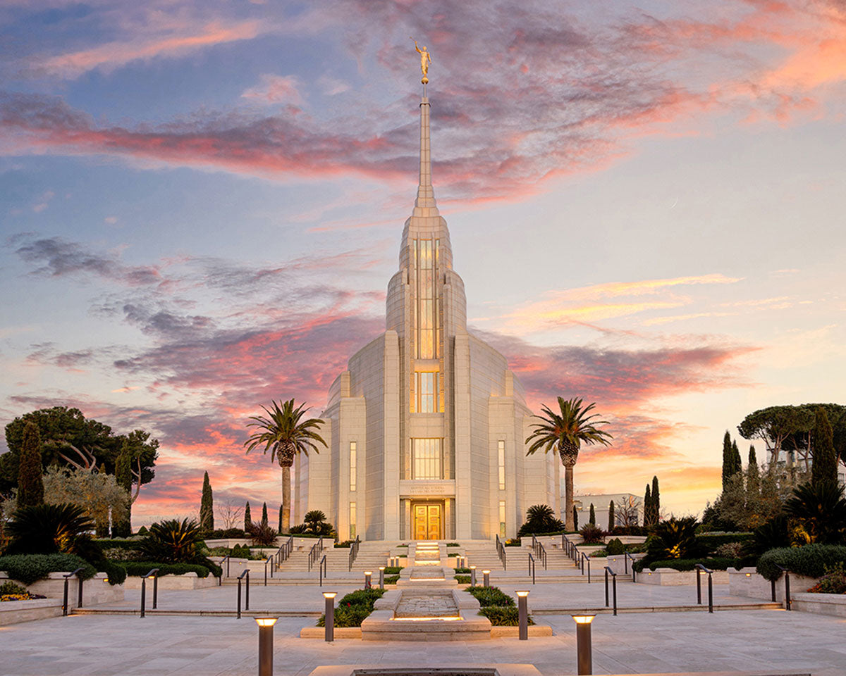 Eternity in Rome by Aaron Shaw photograph of the new Rome Italy Temple ...