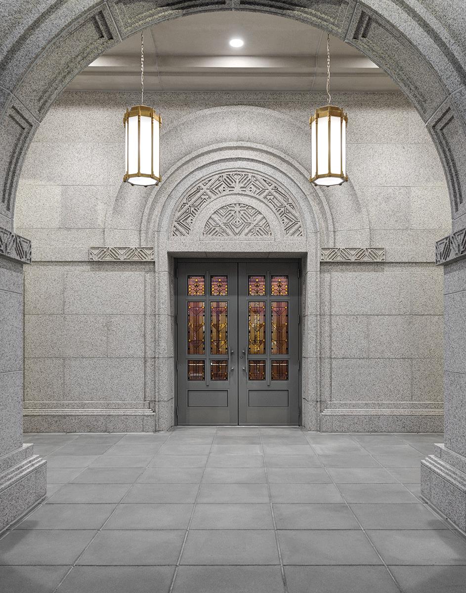 Helena Open The Door by Aaron Shaw Front doors of the helena temple ...
