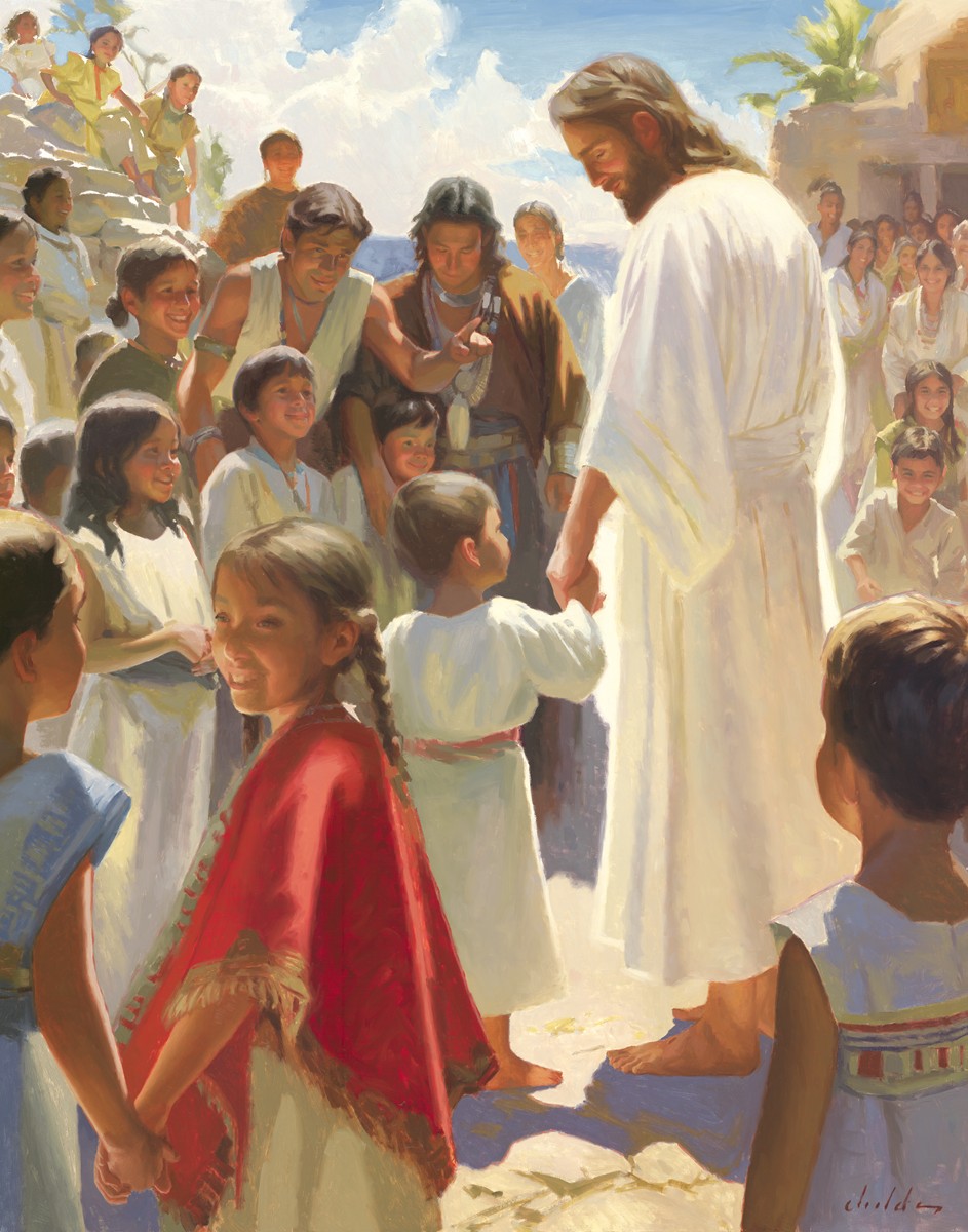 Jesus Stood in The Midst by Casey Childs – LDSArt.com