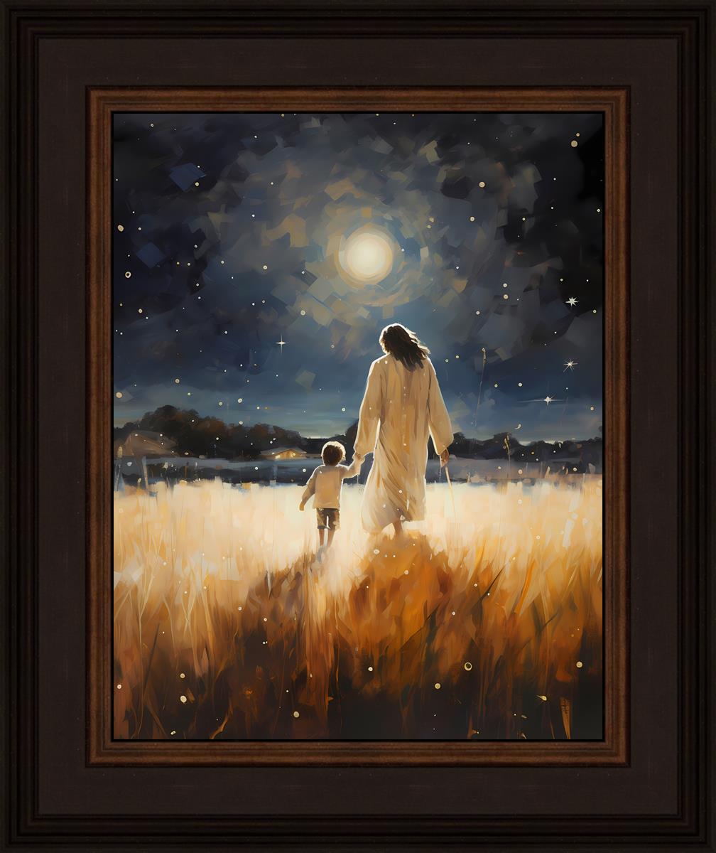 The Great Creator by Gabriel Heaton Jesus Christ God walking with ...