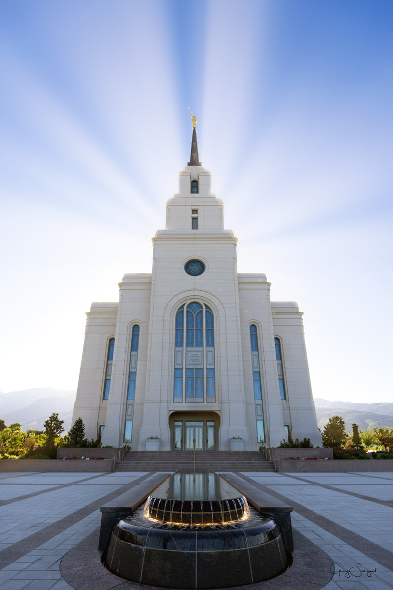 Layton Utah Beams of Glory by Greg Sargent Layton Utah Beams of Glory ...