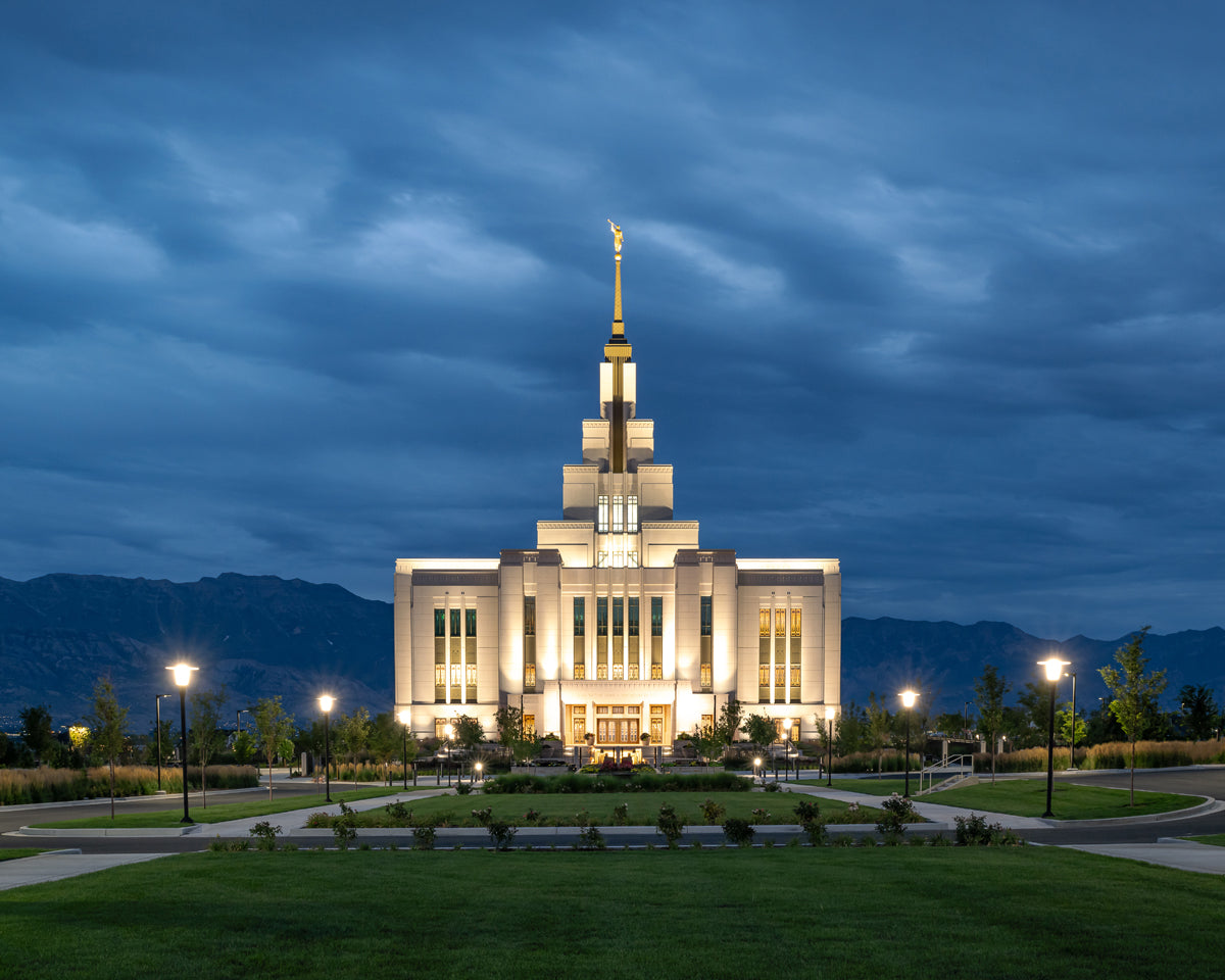 Saratoga Springs Utah Blue Night by Gavin Vanderbeek Saratoga Springs ...