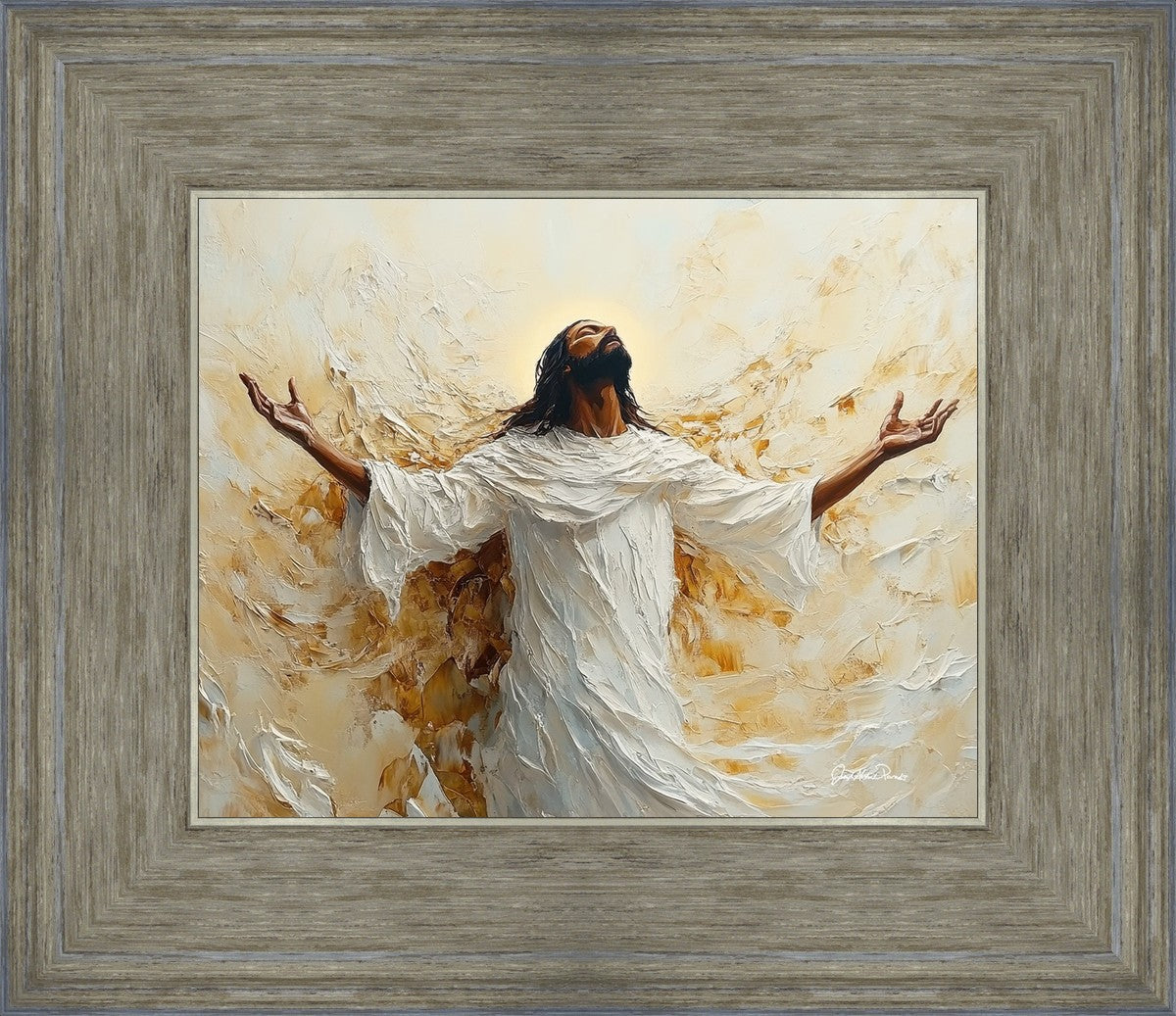 Immanuel by Joseph Alexander Paradis A stylized imaged Image of Jesus ...