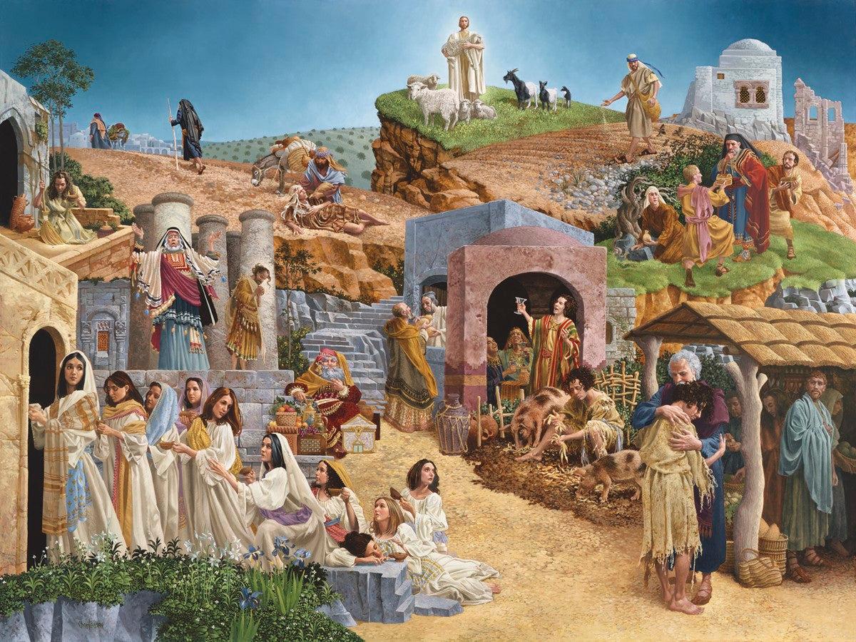 Parables by James Christensen featuring The Sower, The House Upon the ...