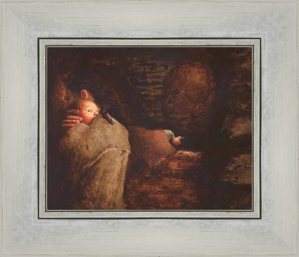 Nativity by Jenna Conlin features a contemporary impressionistic image ...