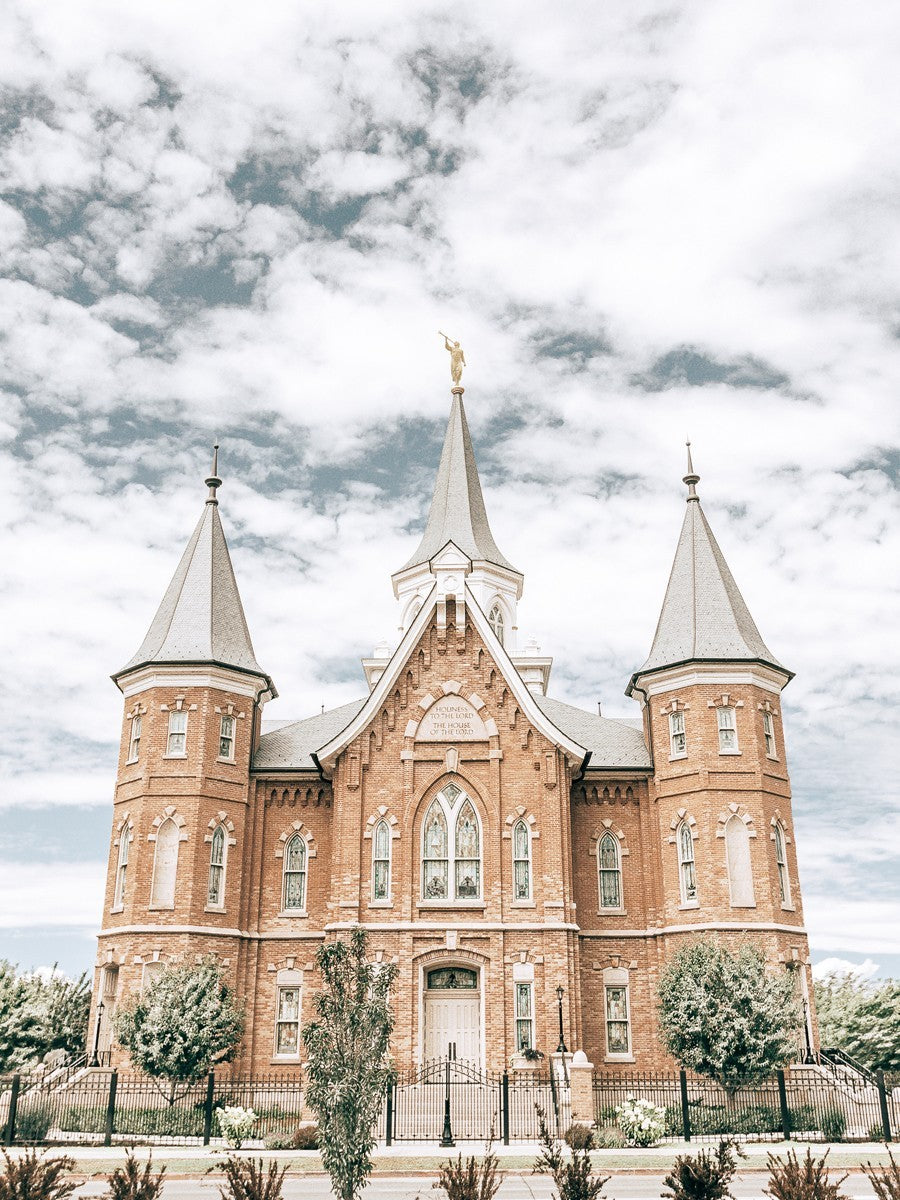 Provo City Center Temple Gates Gallery Wrap – LDSArt.com