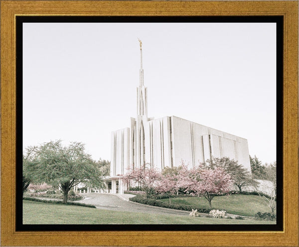 Sweet is The Work Seattle Washington Temple Gallery Wrap – LDSArt.com