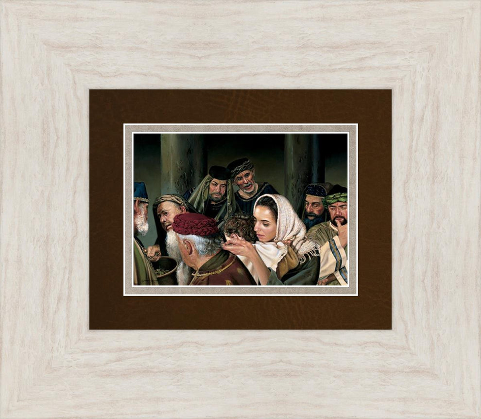 the widows mites by liz lemon swindle woman carying child with two ...