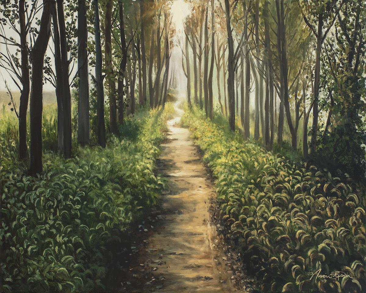Enjoy the Beauty on your Broken Path Sea Shore by Naomi Brown Scene of ...