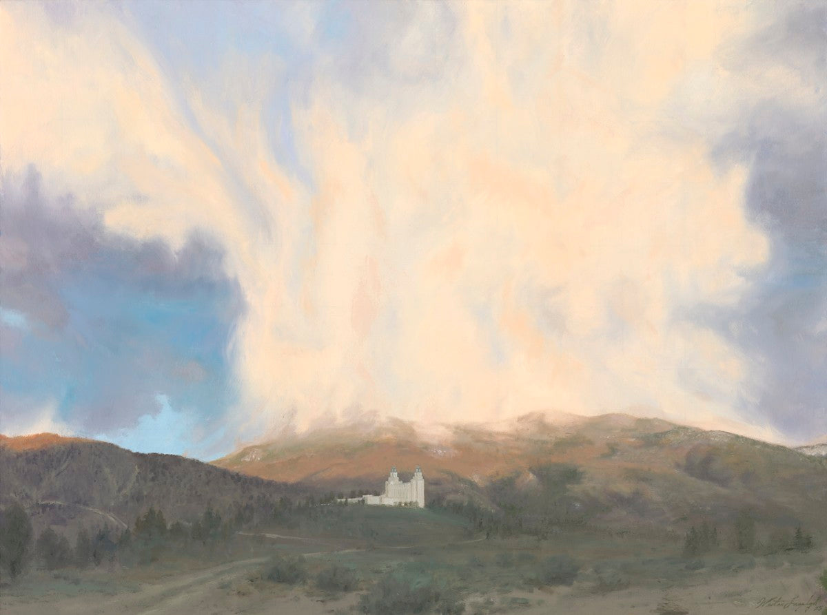 Pillar of Fire to Give Them Light by Weston Lamplugh – LDSArt.com