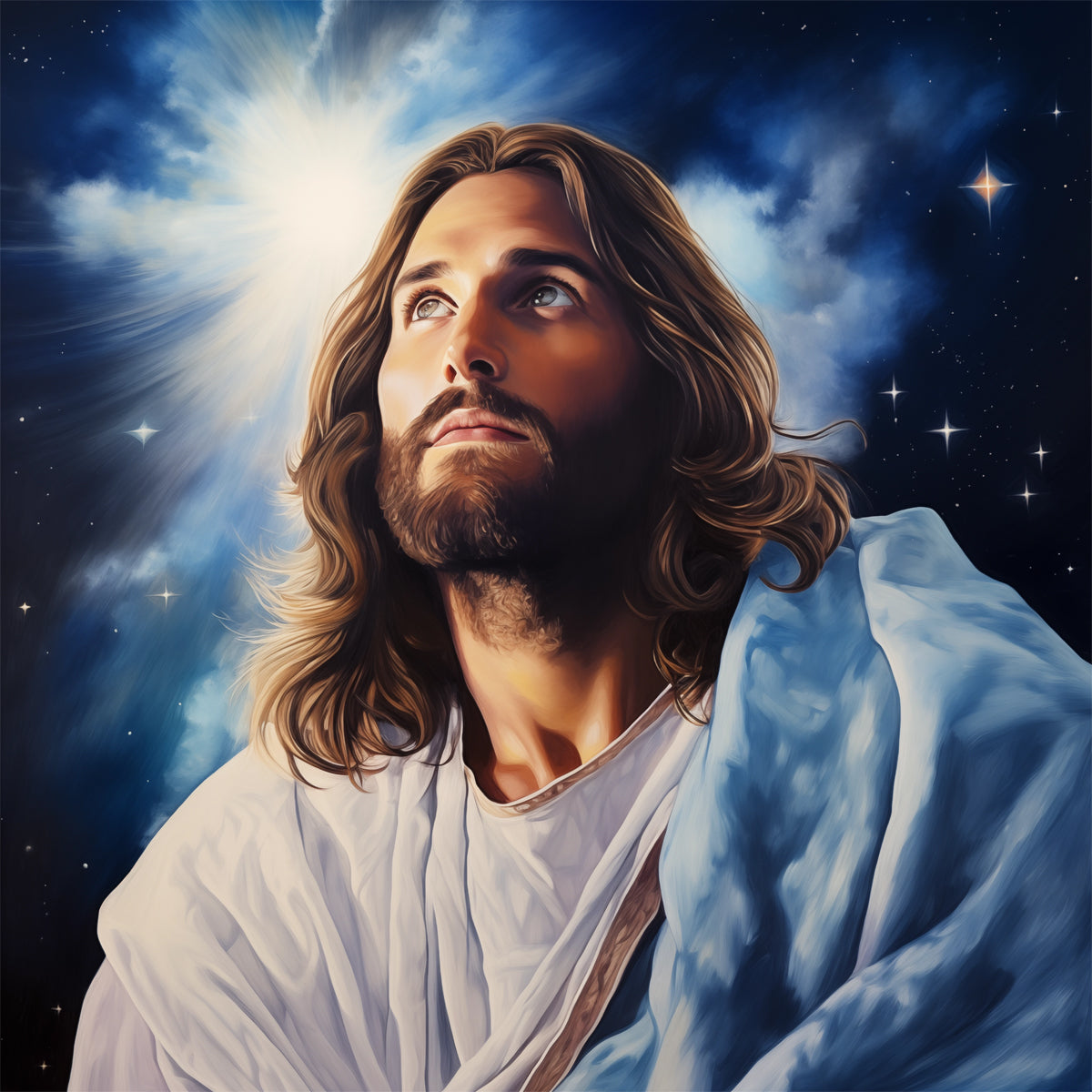 The Everlasting God by Spencer Rasmussen Jesus Christ wearing white and ...