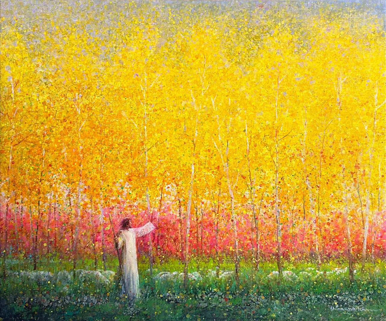 In His Light Original Artwork – LDSArt.com